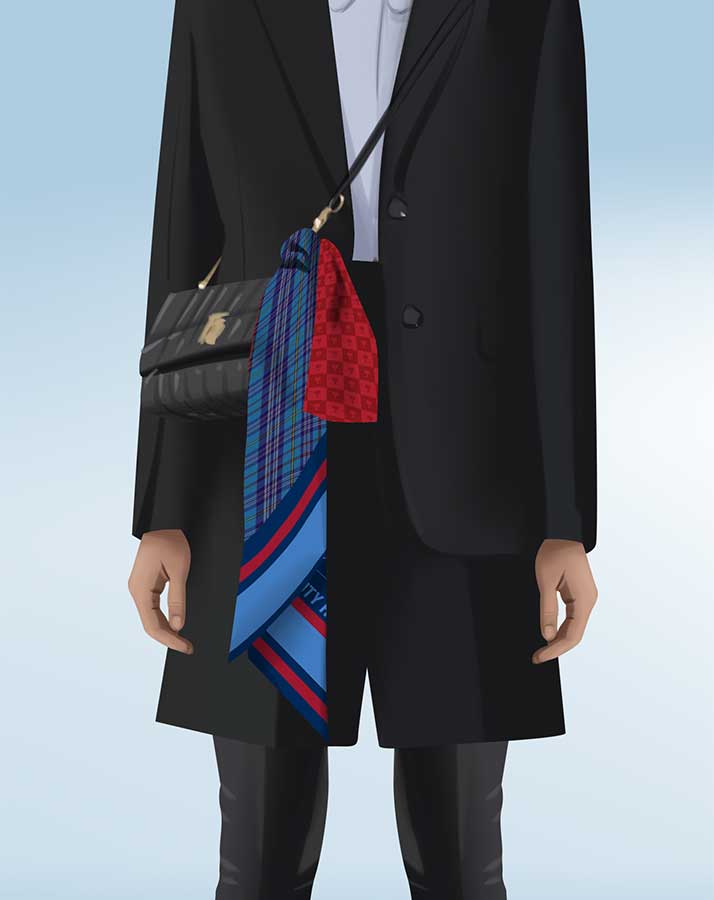 Citadel Ladies Skinny Scarf | The Olde School Blazer Company